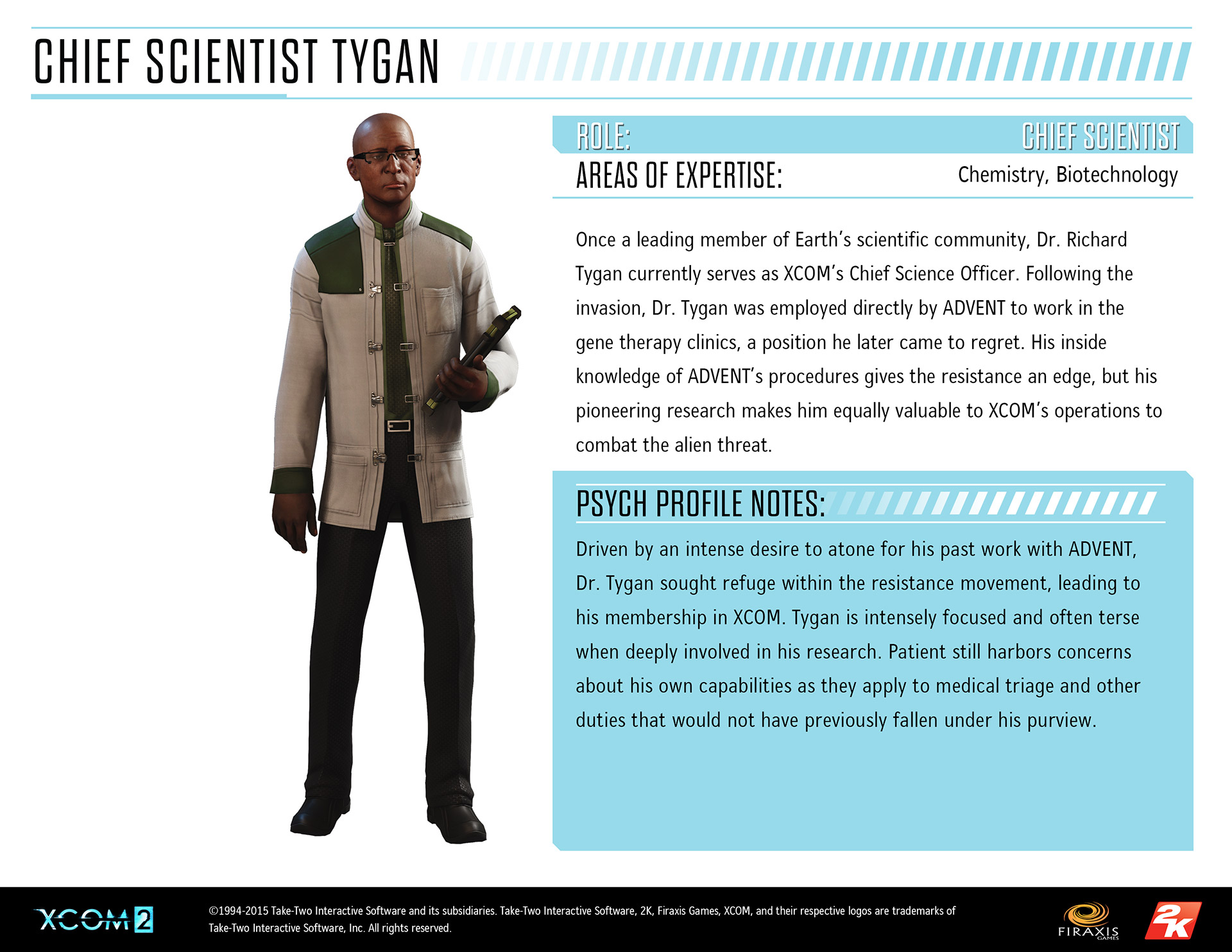 XCOM 2 Cosplay Guide: Dr. Richard Tygan